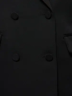 Valentino Garavani Double-breasted Suit Jacket With Notched Lapel
