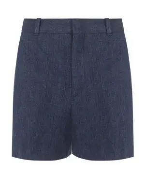 Chloé High Waist Tailored Bermuda Shorts