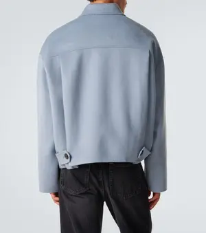 Acne Studios Wool And Cashmere Zip-up Jacket