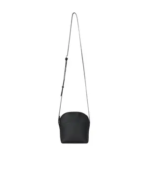 THE ROW Annie Crossbody Bag In Leather - Black