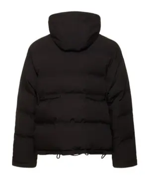 Valentino Garavani Logo Detail Down Jacket With Drawstring