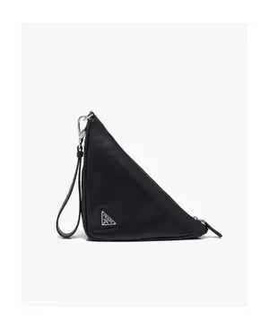 Prada Leather Triangle Pouch