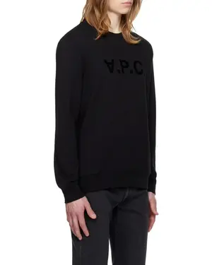 A.p.c. Logo Print Crewneck Sweatshirt