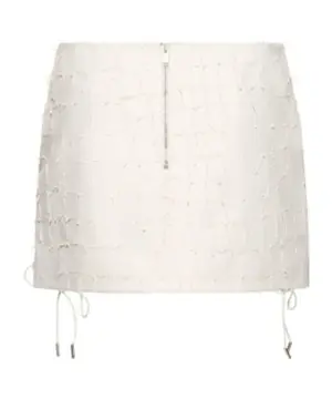 DION LEE Leather Miniskirt