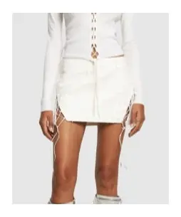 DION LEE Leather Miniskirt