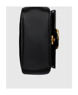 Gucci Gg Marmont Matelassé Shoulder Bag - Black