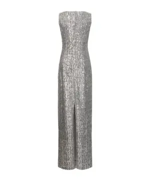 Michael Kors Sequined V-neck Maxi Dress
