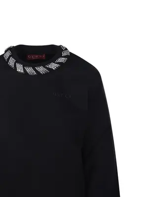 Gucci Embellished Neck Knitted Jumper
