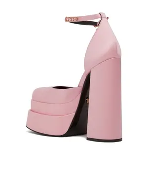 Versace Platform High Heel Sandals - Pink
