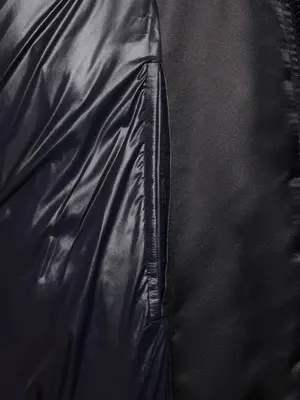 MUGLER Zip-up Bomber Jacket With Fur Collar