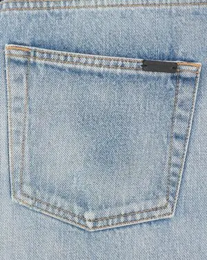 Saint Laurent Cassandre Straight Leg Jeans