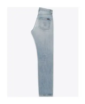 Saint Laurent Cassandre Straight Leg Jeans
