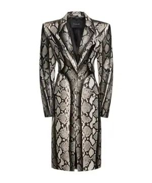 Women's Snake Print Bomber Jackets