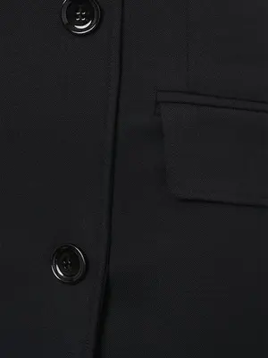 Dolce & Gabbana Stretch Wool Crepe Mini Skirt