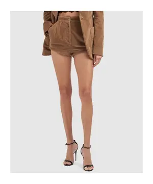 Dolce & Gabbana High-waist Corduroy Shorts