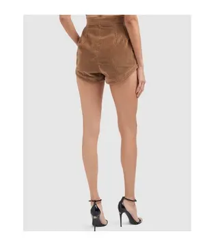 Dolce & Gabbana High-waist Corduroy Shorts