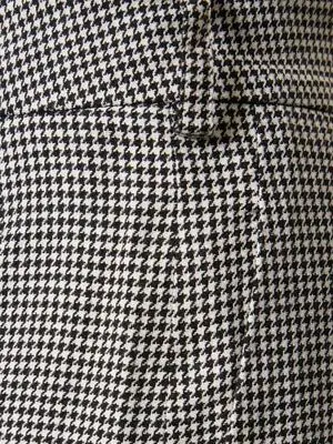 Alexandre Vauthier Houndstooth Wide-legged Trousers