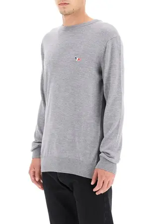 Maison Kitsuné Logo Crewneck Sweater