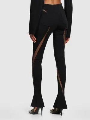 MUGLER Tulle Leggings