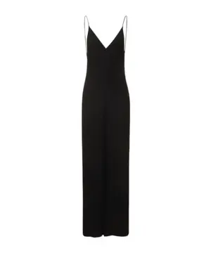 Valentino Garavani Silk Cady Couture Jumpsuit With Open Back - Black