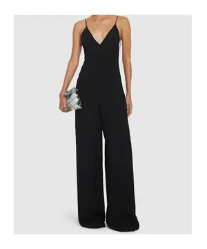 Valentino Garavani Silk Cady Couture Jumpsuit With Open Back