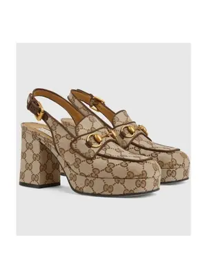 Gucci Horsebit Slingback Mules