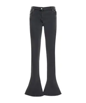 Magda Butrym Low-rise Trumpet Jeans - Black
