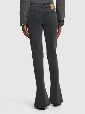 Magda Butrym Low-rise Trumpet Jeans - Black