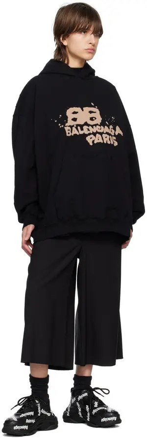 Balenciaga Bb Icon Hand-drawn Hoodie