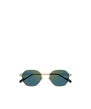 Cartier Hexagonal Frame Sunglasses - Blue