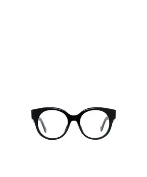 Loewe Full Frame Eyeglasses - Bright Black/gold