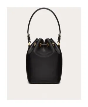 Valentino Garavani Vlogo Signature Drawstring Mini Bucket Bag