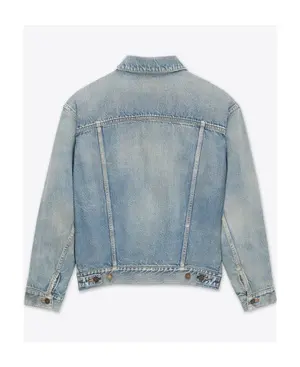 Saint Laurent Oversized Denim Trucker Jacket