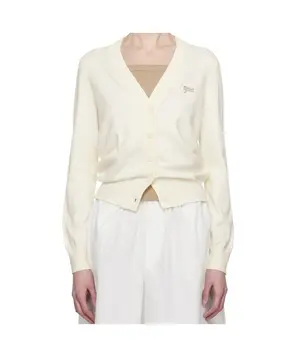 A.p.c. Embroidered Logo Cardigan