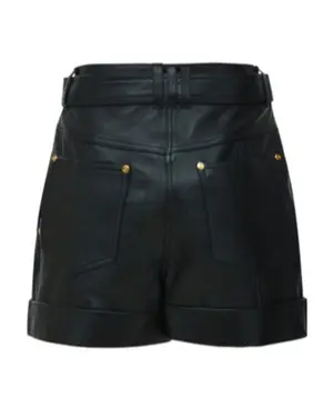 Balmain Logo High-waisted Casual Shorts