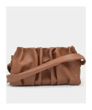 ELLEME PARIS Ruched Detail Shoulder Bag