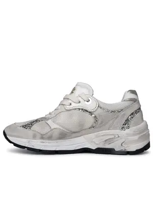 GOLDEN GOOSE Star-patch Distressed Glittered Sneakers