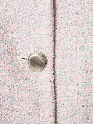 Alessandra Rich Sequined Tweed Cropped Jacket