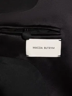 Magda Butrym Cropped Blazer With Logo Detail