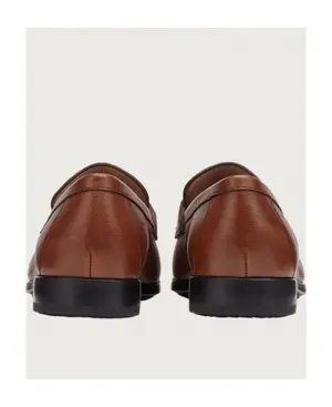 FERRAGAMO Gancini Horsebit Loafers - Brown