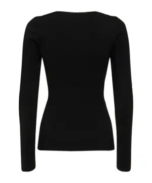 Victoria Beckham Long Sleeve Blouse With Cut-out Detail