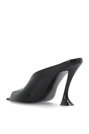 LANVIN Midnight Step Peep Toe Sandals