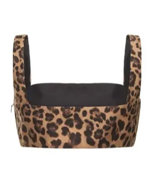 Valentino Garavani Leopard Print Short Vest