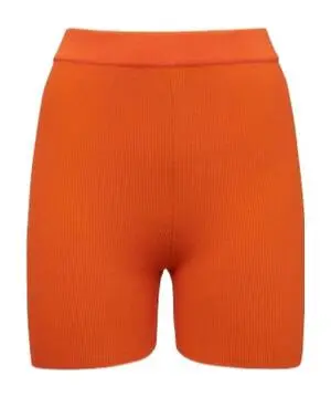 Jacquemus Ribbed Slim Fit Knee Length Shorts