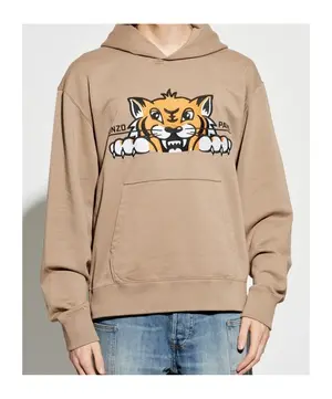Kenzo Happy Tiger Embroidered Hoodie