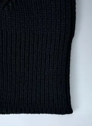 Rick Owens Ribbed Knit Balaclava
