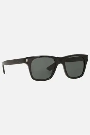 Saint Laurent Square Frame Sunglasses - Black