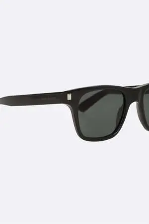 Saint Laurent Square Frame Sunglasses - Black