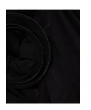 Magda Butrym Hooded Jumpsuit With Rose Applique