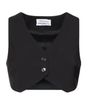 Blumarine Button Short Vest